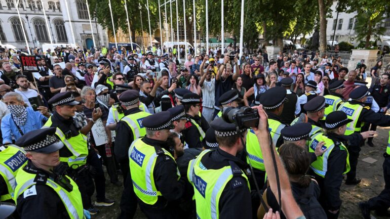 More than 500 people arrested after Palestine Action protest – with ...